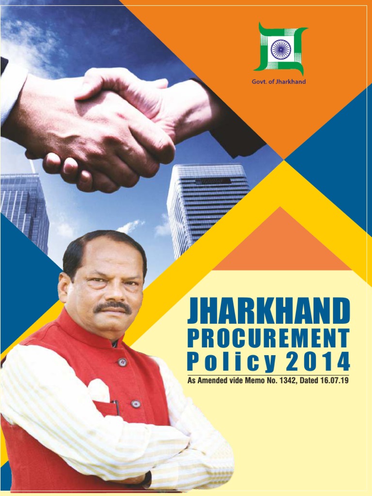 Jharkhand Procurement Policy 2014 | PDF