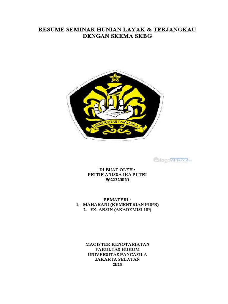 Skema SKBG untuk Hunian Terjangkau | PDF