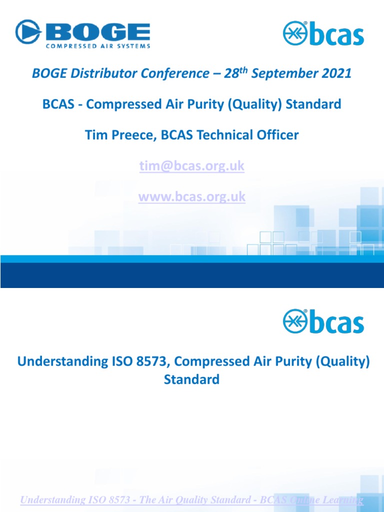 Understanding ISO 8573 Standards | PDF