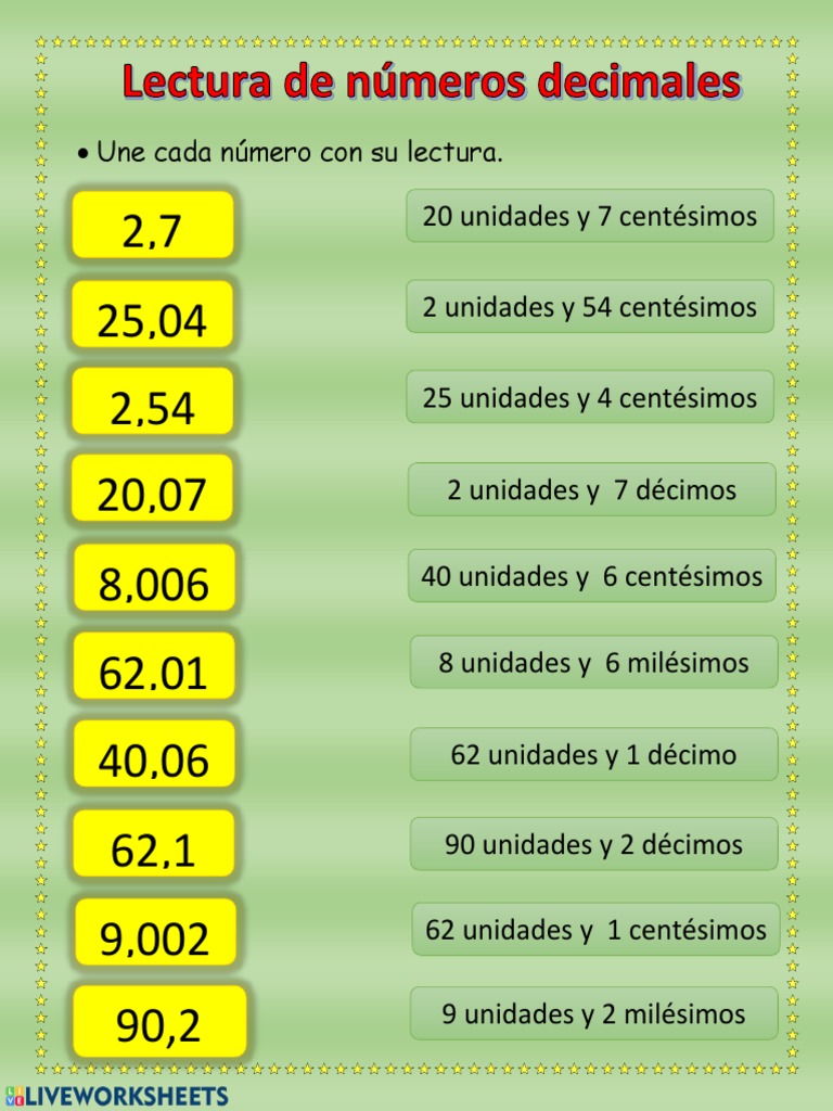 Decimales .... | PDF
