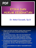 Kode Etik Kedokteran Indonesia - MKEK IDI | PDF