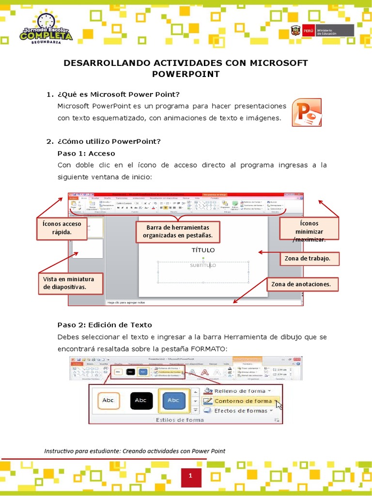 COM2 U2 S03 Guia Powerpoint Estudiante | PDF