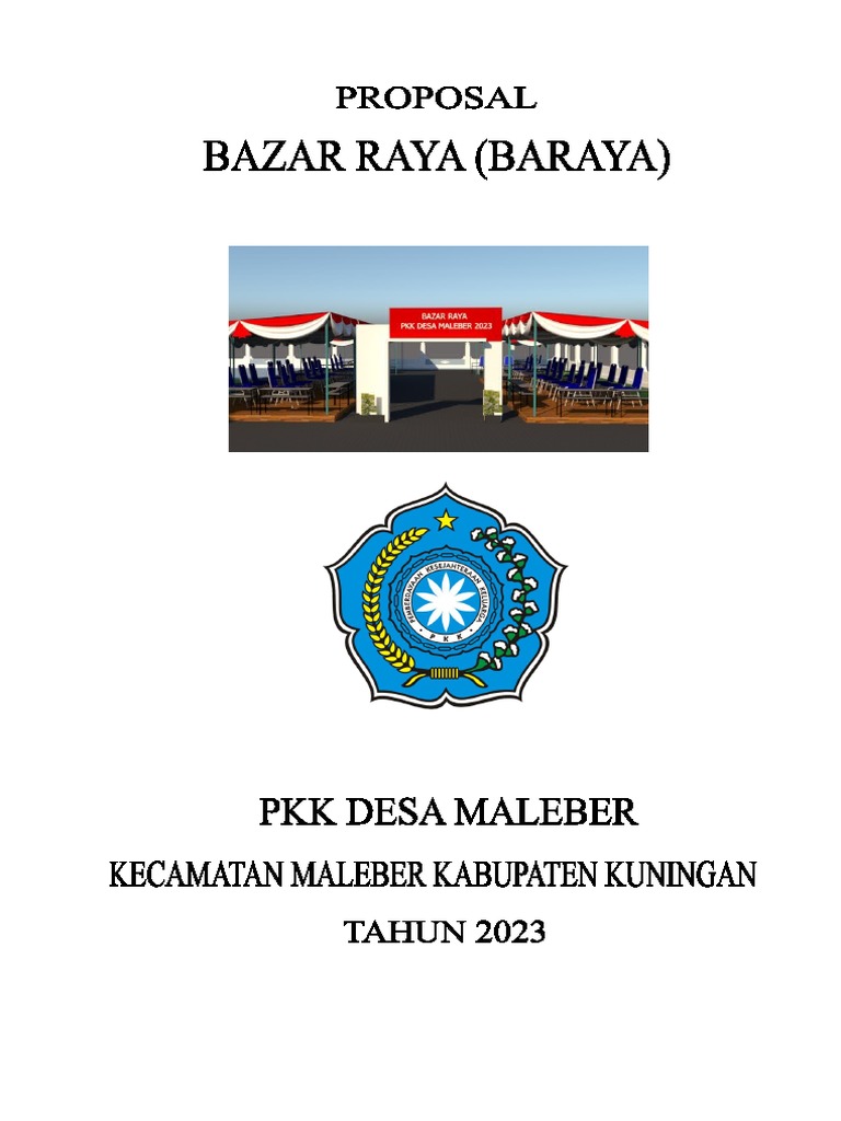 Proposal Bazar | PDF