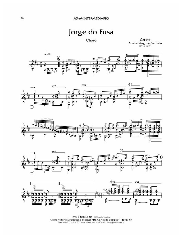 Garoto - Jorge Do Fusa | PDF