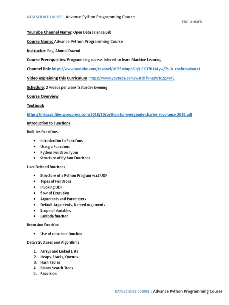 2 DATA SCIENCE COURSE - Advance Python Programming Course | Download ... 2 DATA SCIENCE COURSE - Advance Python Programming Course | Download ...