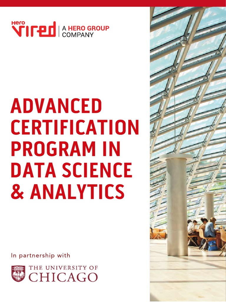 Advanced Certification Program in Data Science and Analytics Compressed | PDF