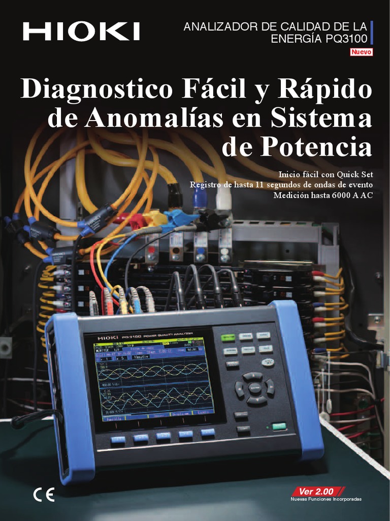 Hioki Medidor de Calidad de Potencia ... | PDF | Corriente eléctrica | Energia electrica