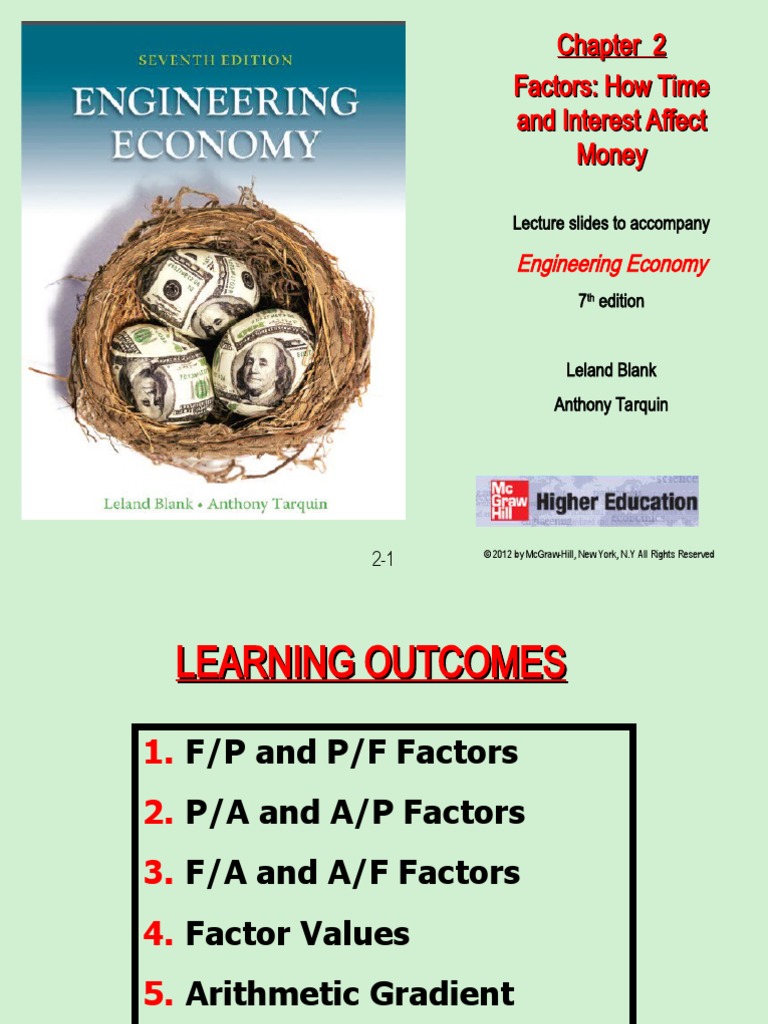 Chapter 2 Factors Effect Time Interest Money | PDF | Interest | Present ...