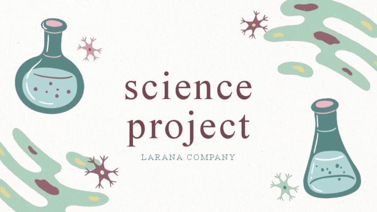 Green and Pink Doodle Hand Drawn Science Project Presentation | PDF