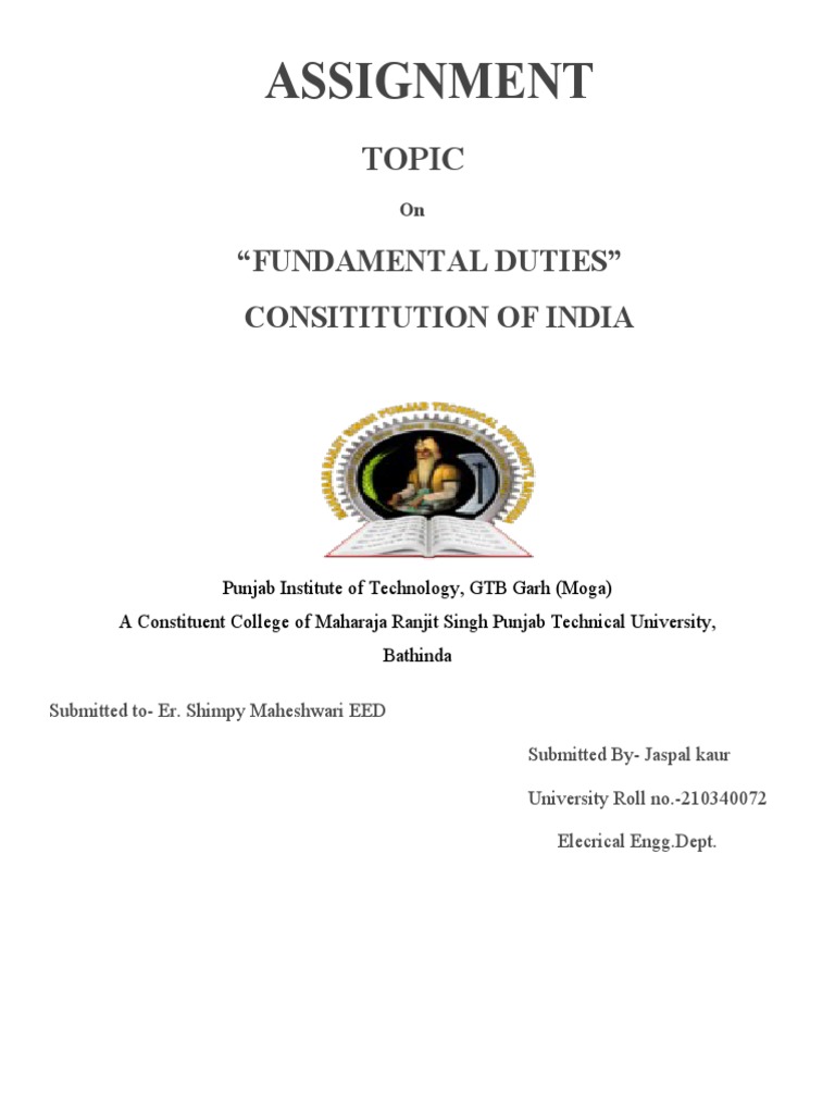 Fundamental Duties | PDF | Constitution | Human Rights