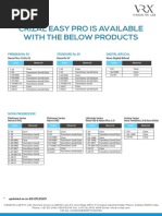 PRO TRN-Transitions Availability Chart Updated For GenS New FNL | PDF ...