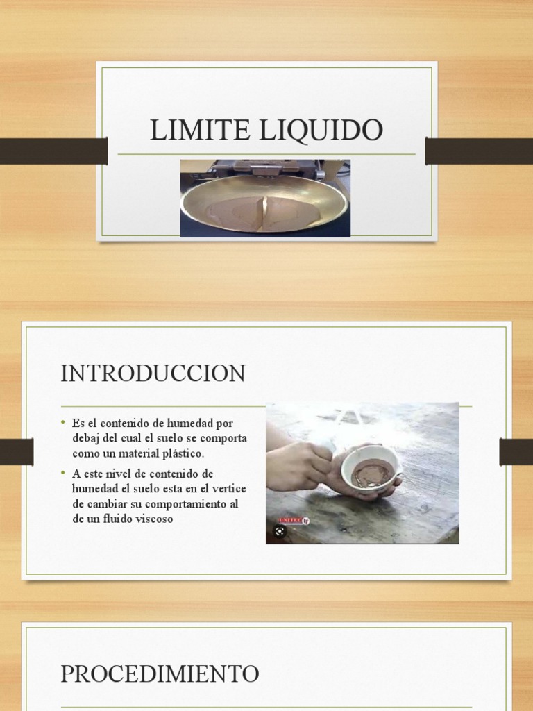 Limite Liquido Presentacion | PDF | Física Aplicada e Interdisciplinaria | Ciencias fisicas
