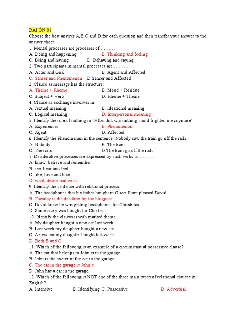 Functional Grammar | PDF