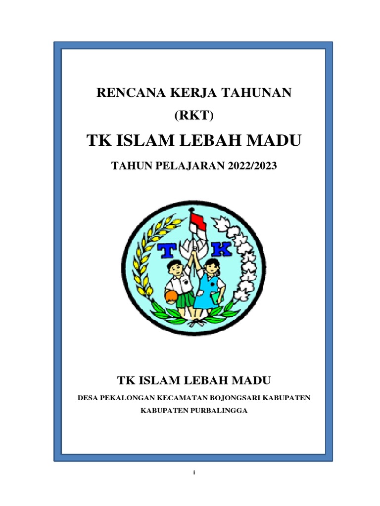 RENCANA KERJA TAHUNAN (RKT) | PDF