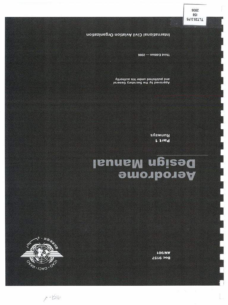 Aerodrome Design Manual Part 1 - Runways - International Civil Aviation ... Aerodrome Design Manual Part 1 - Runways - International Civil Aviation ...