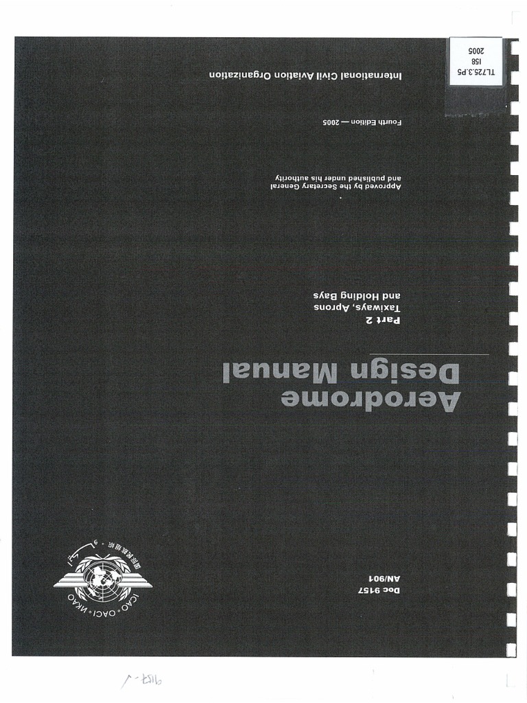 Aerodrome Design Manual Part 2 - Taxiways, Aprons and Holding Bays ...