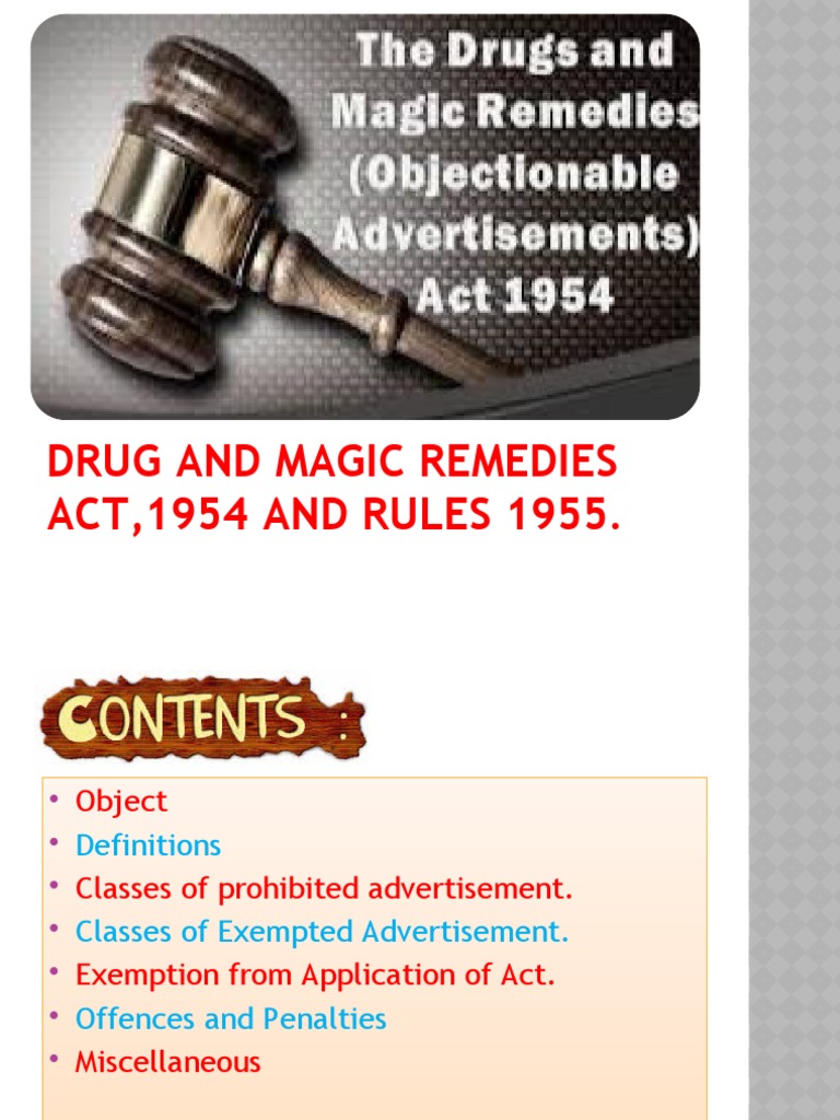 Drug and Magic Remedies | PDF | Drugs | Health Sciences