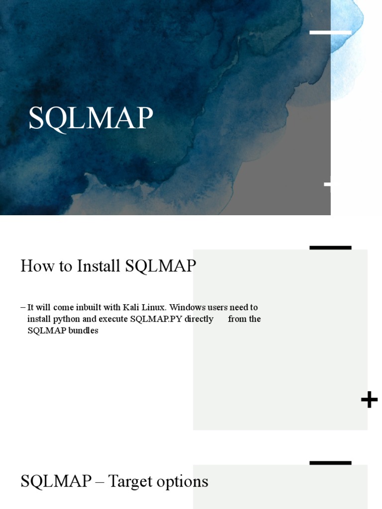 SQLMAP | PDF