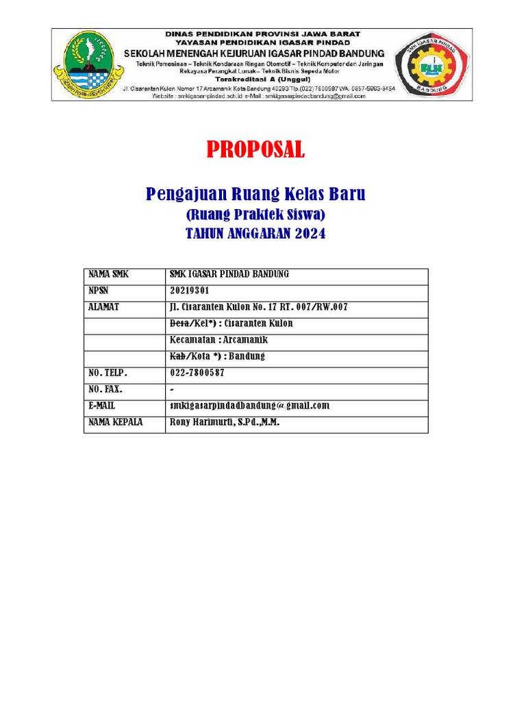 Proposal SIPD RKB 2024 | PDF