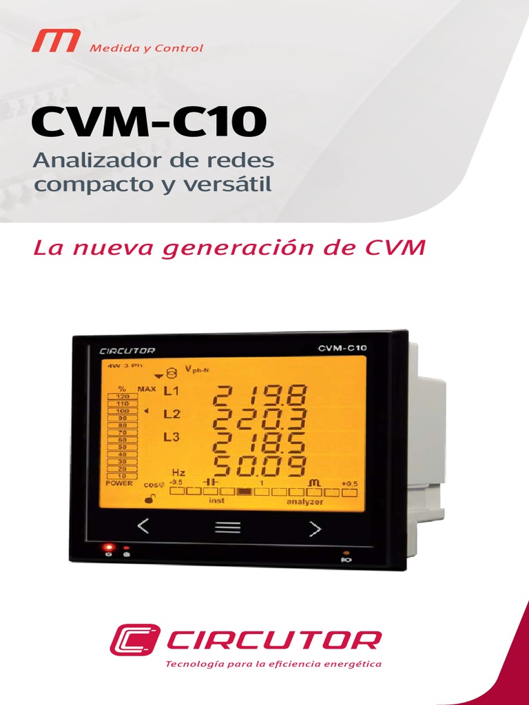 DP CVM-C10 Es | PDF | Ingenieria Eléctrica | Electricidad