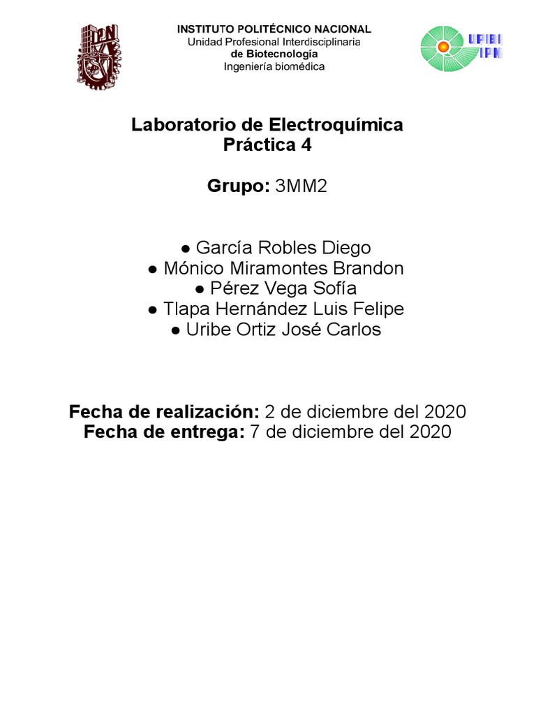 3MM2 Equipo4 Pract4 | PDF | Química | Mecánica de Medios Continuos