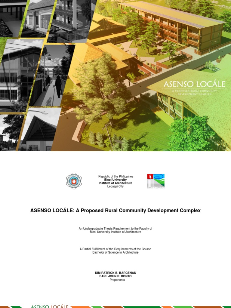 MANUSCRIPT - ASENSO LOCALE A Proposed Rural Community Developement ...