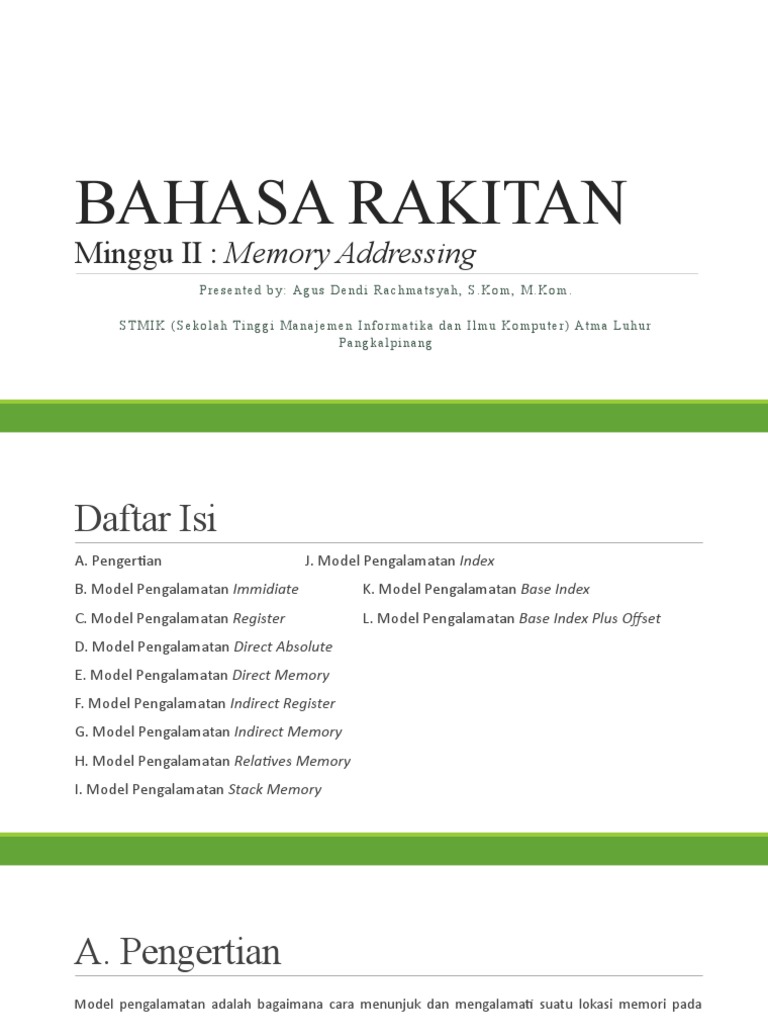 Memory Addressing Pdf