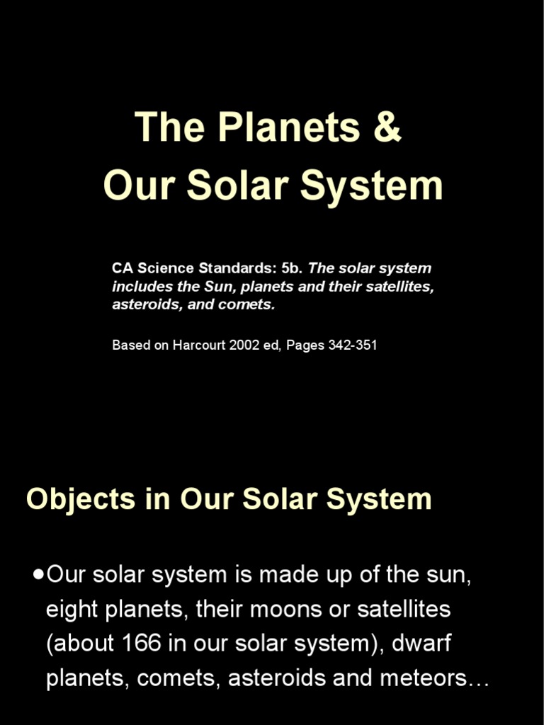 The Planets & Our Solar System | PDF | Solar System | Planets