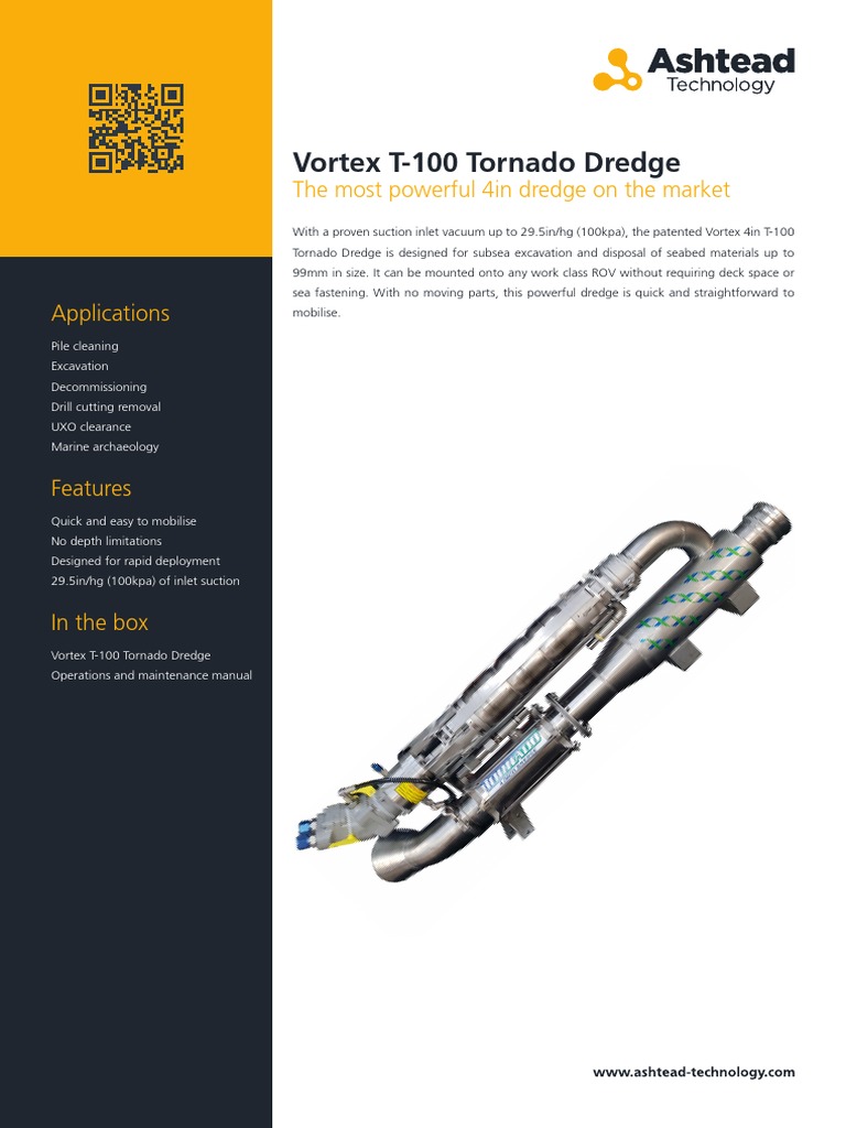 Vortex T 100 Tornado Dredge | PDF