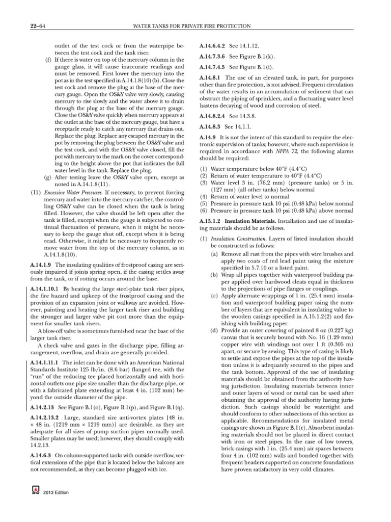 NFPA 22 - Extract 2 | PDF