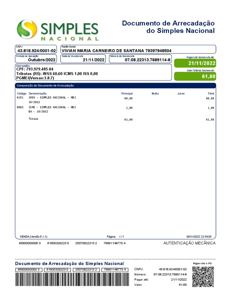 Guia Do Simples Nacional | PDF