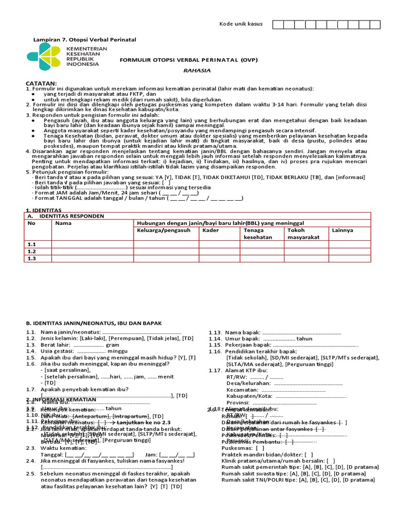 Form Ovp Final | PDF | Pengembangan Diri