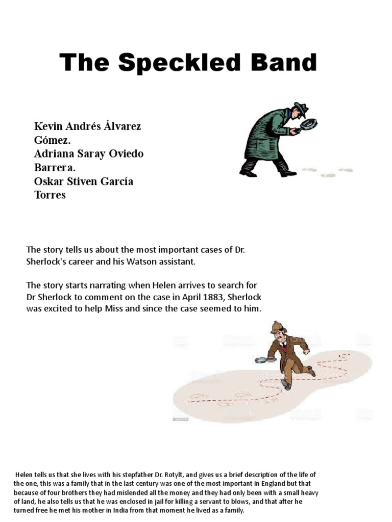 The Speckled Band | PDF | Sherlock Holmes | Arthur Conan Doyle Characters