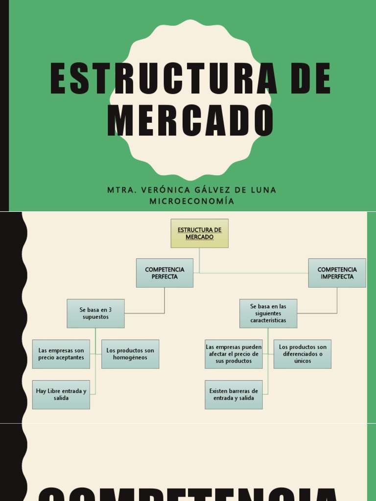 Estructuras de Mercado y Competencia | PDF | Monopolio | Mercado (economía)