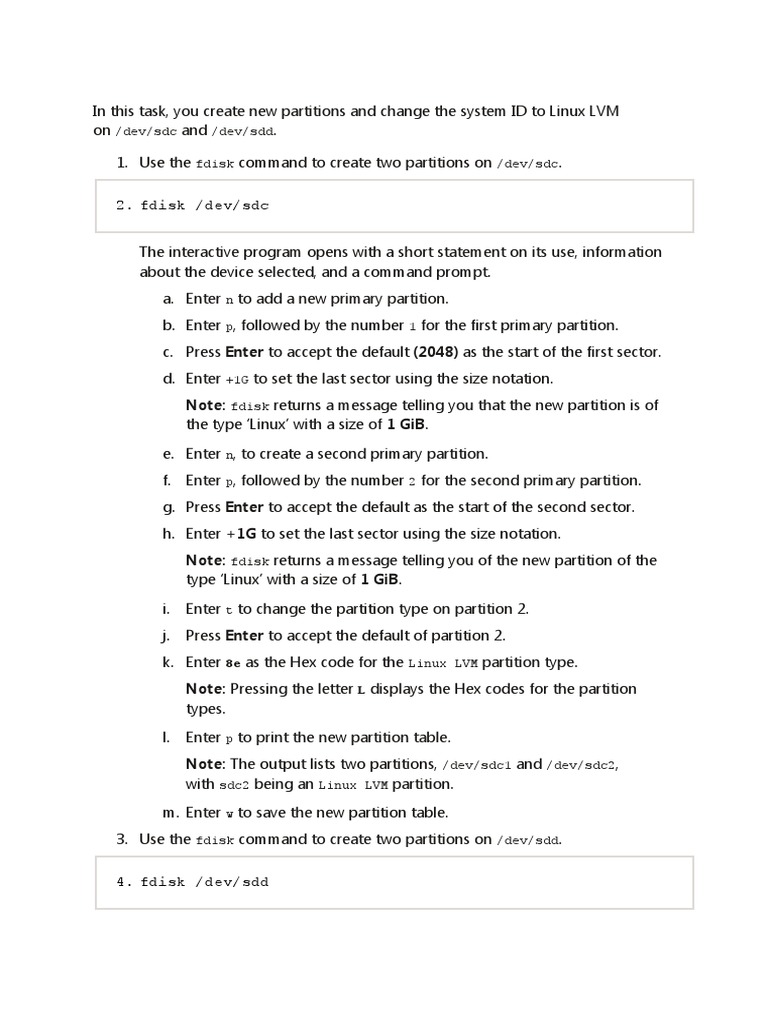 Create A Phy-Vol-lvm | PDF | File System | Operating System Technology
