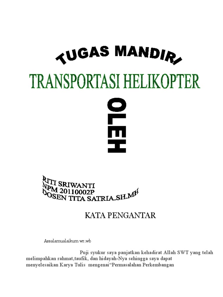 Tugas Helikopter Riti | PDF