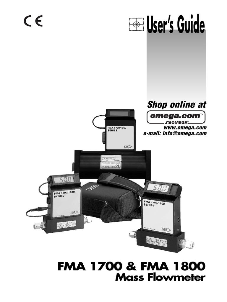 User's Guide: FMA 1700 & FMA 1800 | PDF