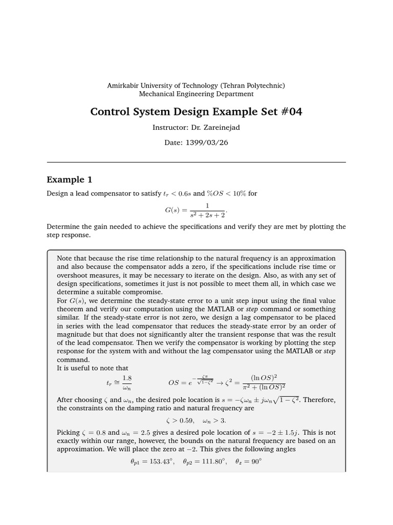 CSD Example04 | PDF
