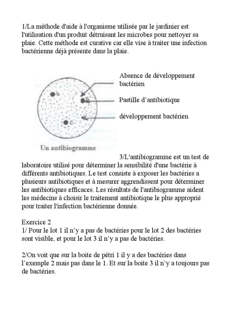 SVT Antibiogramme | PDF