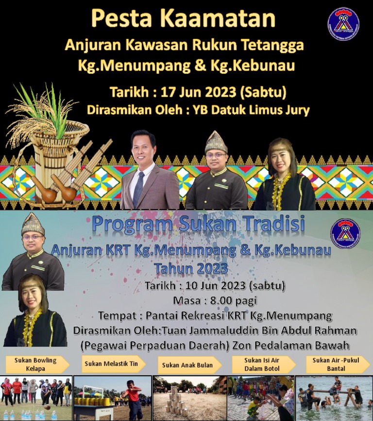 Pesta Kaamatan KRT Backdrop | PDF