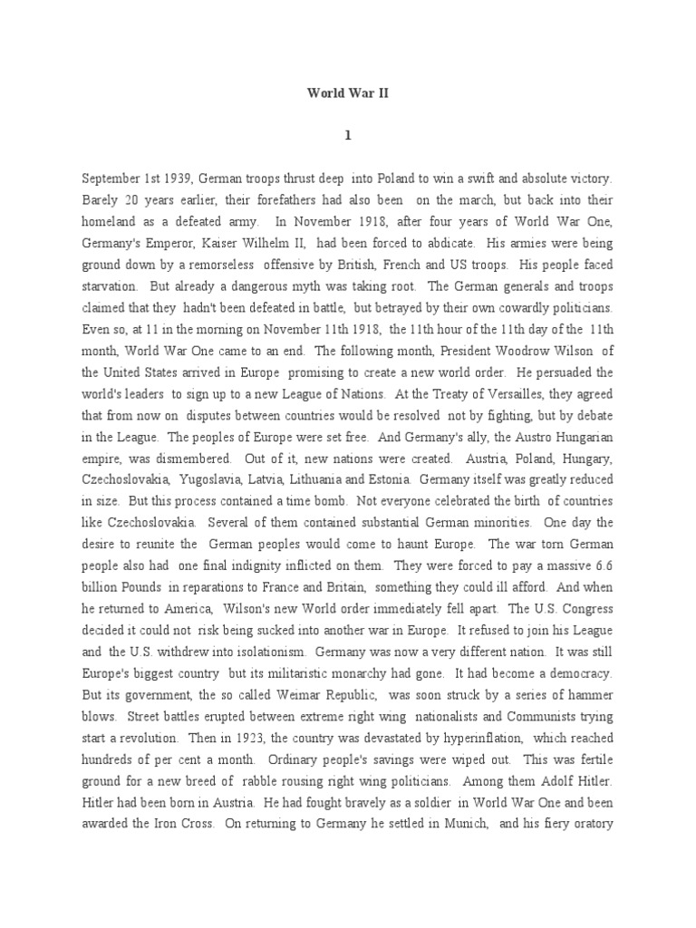 Essay Wwii | PDF