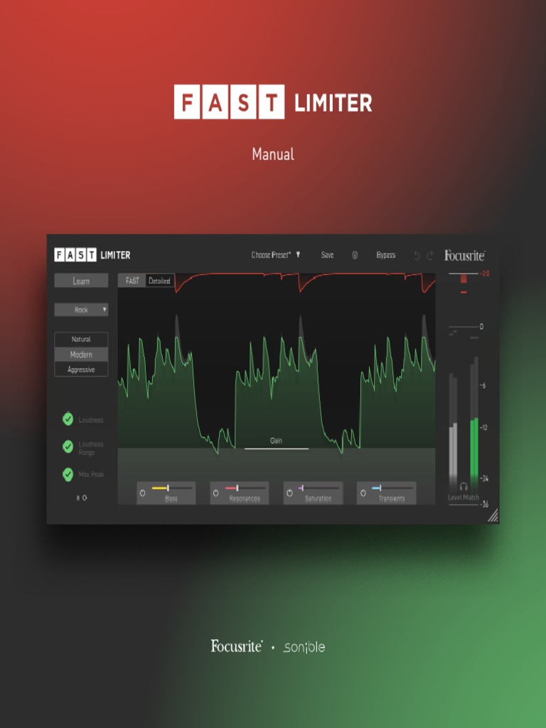 Fast Limiter | PDF | Graphical User Interfaces | Distortion