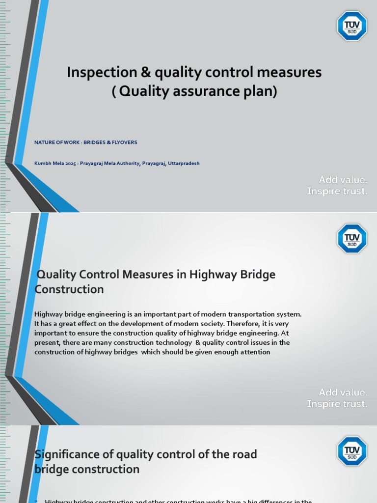 Bridge | PDF | Quality Assurance | Specification (Technical Standard)