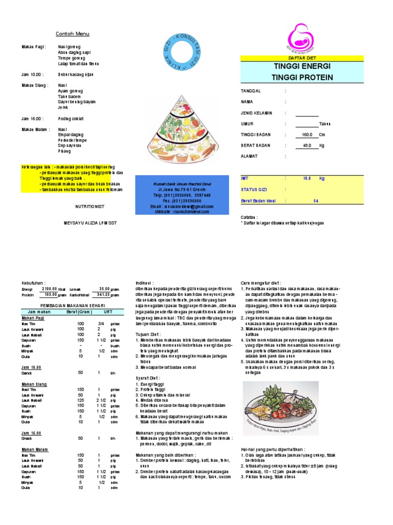 Diet TKTP | PDF