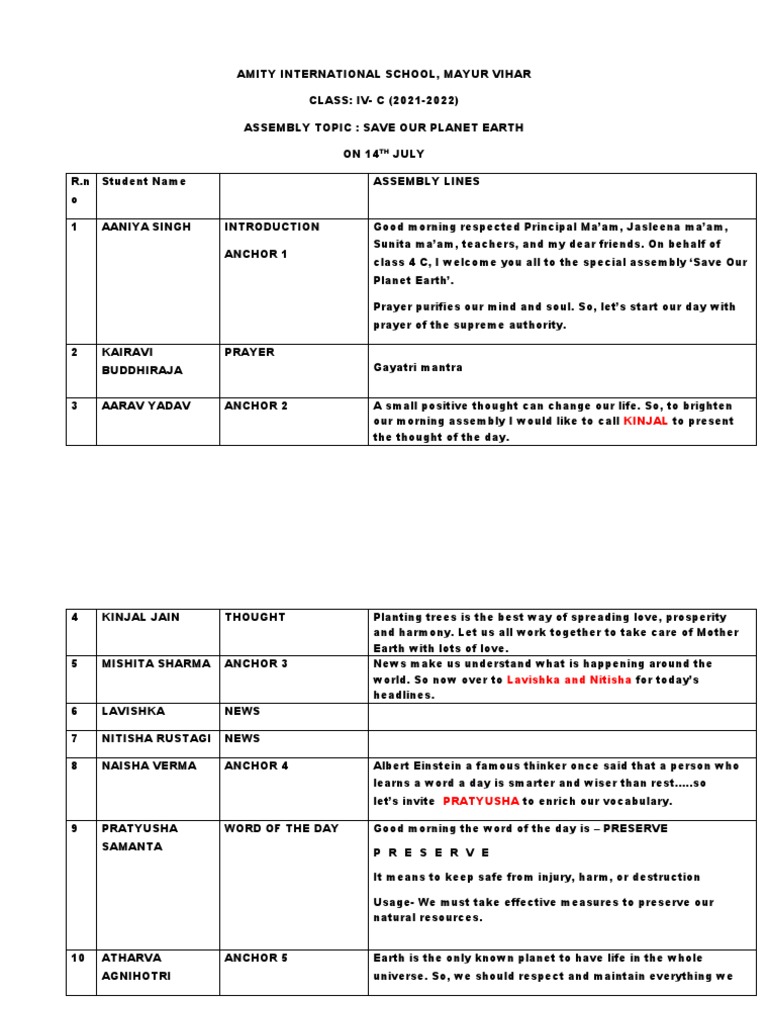 Assembly Script | PDF | Earth