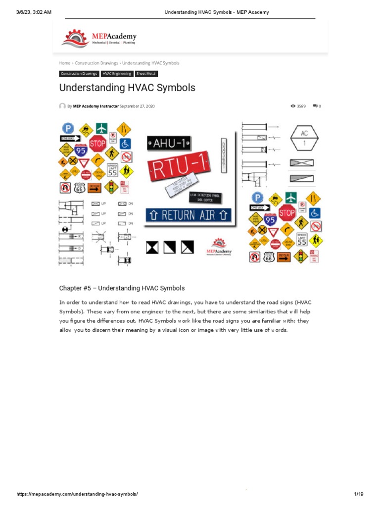 HVAC Symbols for Construction Pros | PDF