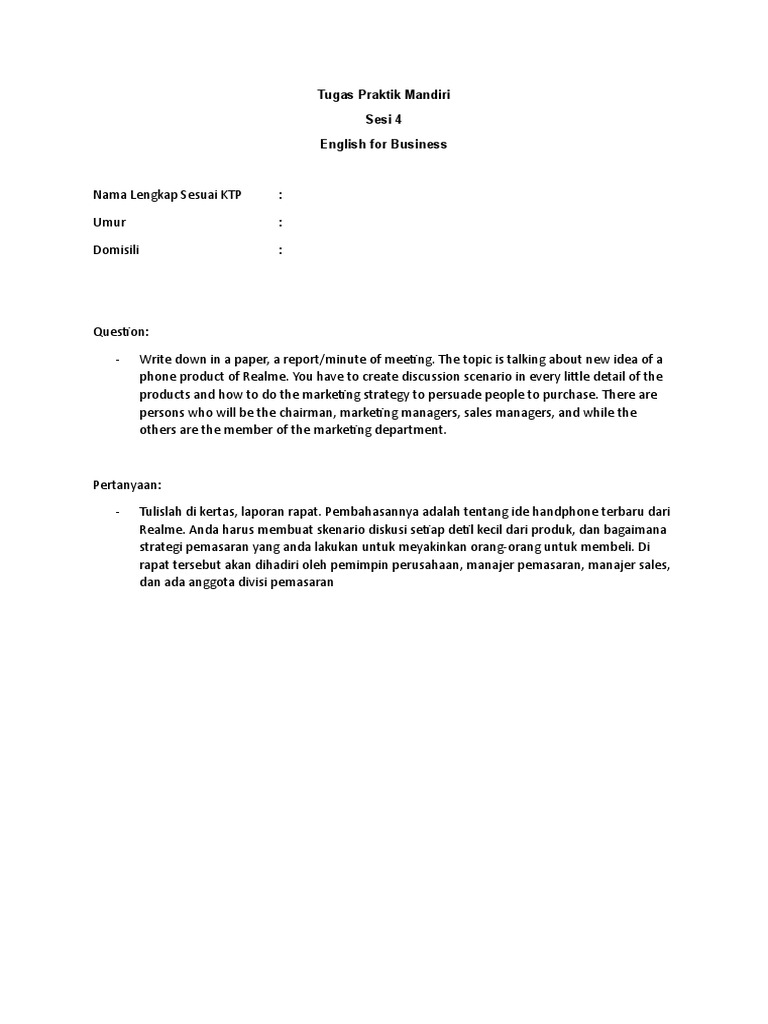 TPM SESI 4 Meeting Skills | PDF