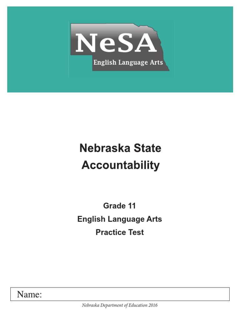 ELA_Grade_11_Practice_Test | PDF | Bill (Law) | Legislature