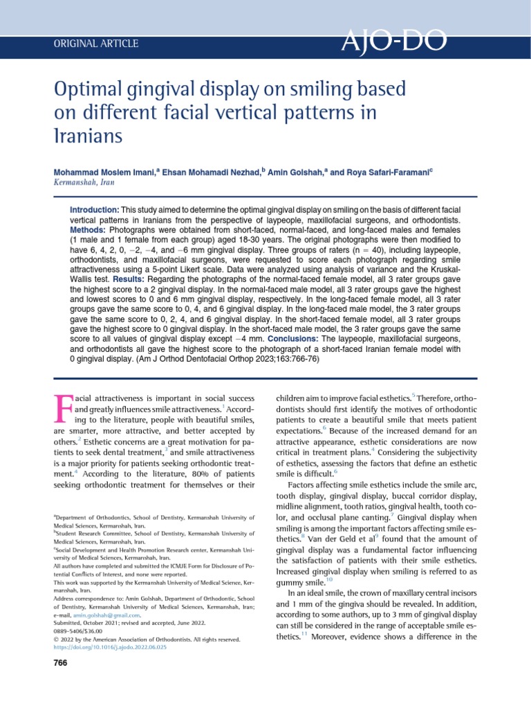 Optimal-gingival-display-on-smiling-based-on-diffe | PDF