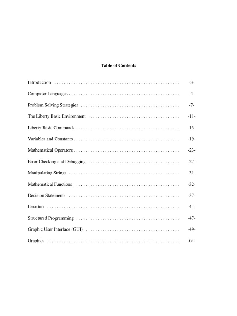 Liberty Basic | PDF
